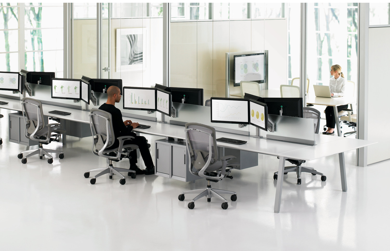 Workstations - Open Workstations - Allwest Furnishings Edmonton