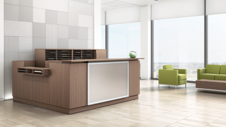 Desks - Reception Desks - Allwest Furnishings Edmonton