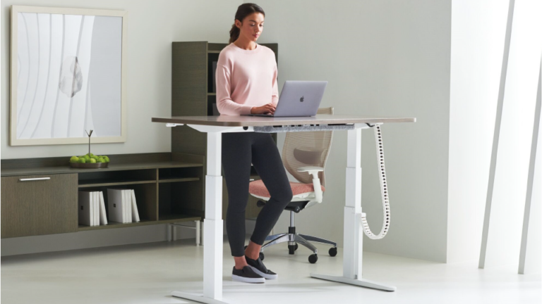 Height-Adjustable Desk - Allwest Furnishings Edmonton