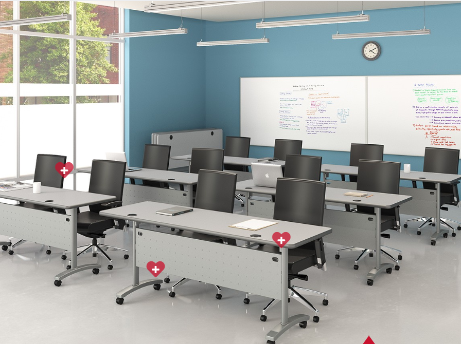 Training Room Tables - Allwest Furnishings Edmonton